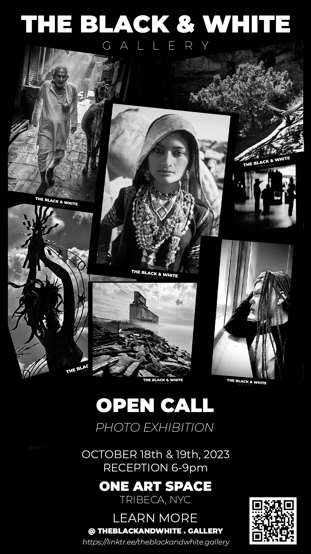 OPEN CALL OCTOBER EXHIBITION TRIBECA – The Black and White Gallery